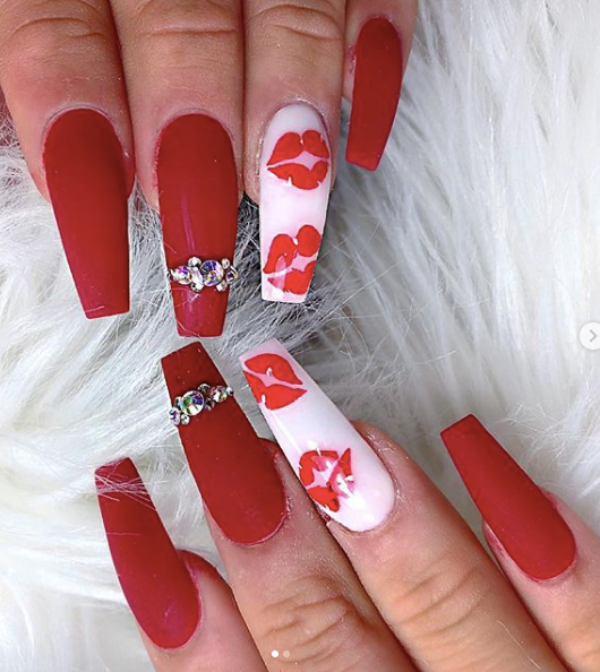 70 Cute Valentine Nail Art Designs For 2019 Page 2 Of 4 Fashion Enzyme
