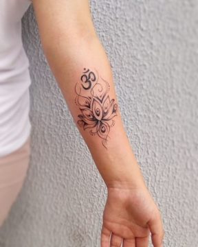 39 Spiritual OM Tattoo Designs to know the 'Meaning Of Universe