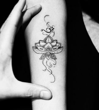 39 Spiritual OM Tattoo Designs to know the 'Meaning Of Universe