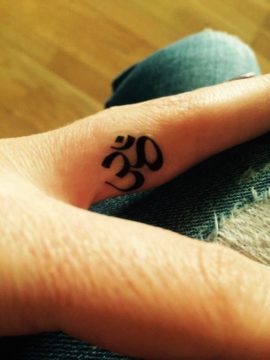 39 Spiritual OM Tattoo Designs to know the 'Meaning Of Universe