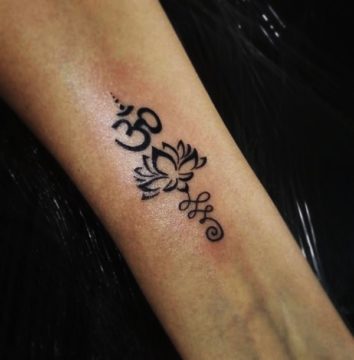 39 Spiritual OM Tattoo Designs to know the 'Meaning Of Universe