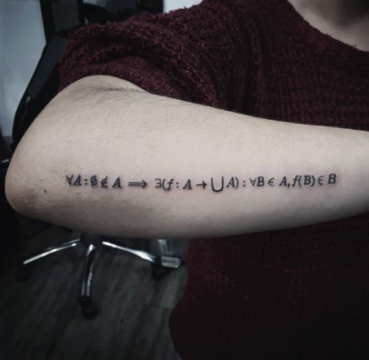 38 Small Math and Grammar Tattoo Designs with Deep Meanings – Fashion ...
